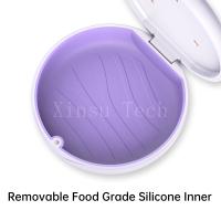 China UVC Sanitize Dental Retainer Box Battery Powered For Invisalign Aligner for sale