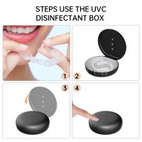 China Battery Powered Mouth Guard Storage Container With UVC Sterilizer OEM for sale