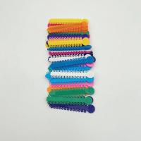 China Multi Color Dental Orthodontic Ligature Ties With Hypoallergenic Material 40 Pcs / Bag for sale