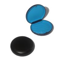 China Customized Logo Aligner Case With Mirror , Black Personalized Retainer Cases for sale