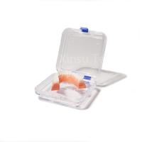 China Transparent Membrane Tooth Box For Dentale Lab 10cm×10cm×4cm for sale