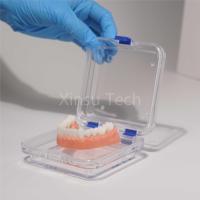 China Transparent Membrane Tooth Box For Dentale Lab 10cm×10cm×4cm for sale