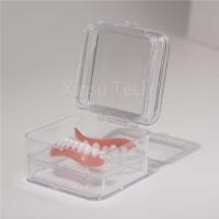 China 3'' Transparent Pillow Dental Crown Box For Unit Bridge Shipping for sale