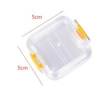 China Clear Dental Plastic Membrane Boxes Portable For Denture Storage for sale