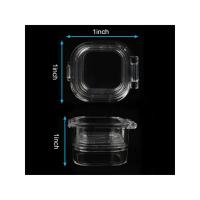 China 1 Inch Plastic Dental Crown Box , Denture Membrane Box With PS TPU Material for sale