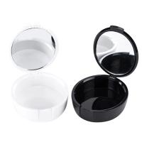 China Durable Non Toxic Dental Denture Box Black Color For Fasle Teeth Bath for sale