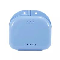 China Colorful Slim Denture Storage Container Portable With Vent Holes for sale