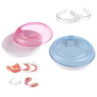 China Rotary Switch Dental Retainer Box Medical PP Material For Brace Storage for sale