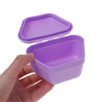 China Colorful Durable Dental Denture Box For False Teeth Oral Tooth Care for sale