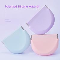 China Pure Silicone Teeth Retainer Holder Case 90mm X 75mm X 25mm Size for sale