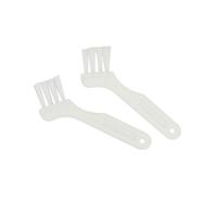 China Food Grade Plastic Denture Cleaning Brush Black Color White Color For Aligner Cleaning for sale