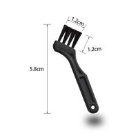 China Food Grade Plastic Denture Cleaning Brush Black Color White Color For Aligner Cleaning for sale