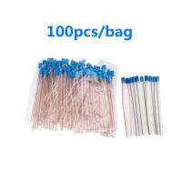 China 14.4mm × 6mm Disposable Saliva Ejector Parts With Blue Transparent Cap for sale