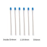 China Dental Saliva Ejector Parts , Disposable Suction Tip With Blue Transparent PVC Material for sale