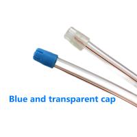 China Dental Saliva Ejector Parts , Disposable Suction Tip With Blue Transparent PVC Material for sale