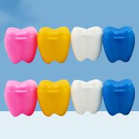 China Dental Plastic Tooth Container Colorful For Baby Milk Tooth Collection for sale