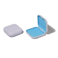 China Customized Magnetic Orthodontic Retainer Box Case Multi Colors Square Shape for sale
