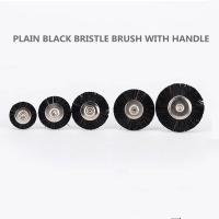 China Plain Black Dental Polishing Kit Bristle Brush For Precious Metal Acrylic Surfaces ODM for sale