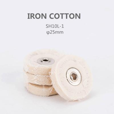 China Plain White Cotton Dental Polishing Kit Brush With CE FDA Approved for sale
