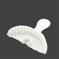 China White Dental Impressions Trays , Non Woven Gauze Disposable Bite Registration Trays for sale