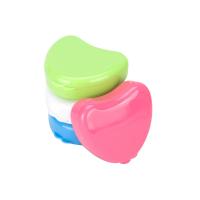 China OEM ODM Dental Denture Box , False Teeth Cup Holder With Vent Holes for sale