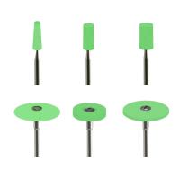 China Dental Lab Ceramic Diamond Grinder Green Color Metal Material for sale