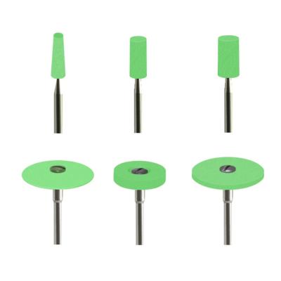 China Dental Lab Ceramic Diamond Grinder Green Color Metal Material for sale