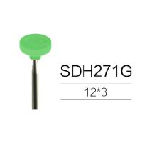 China Dental Lab Ceramic Diamond Grinder Green Color Metal Material for sale