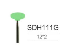 China Dental Lab Ceramic Diamond Grinder Green Color Metal Material for sale