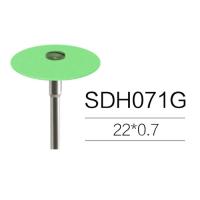 China Dental Lab Ceramic Diamond Grinder Green Color Metal Material for sale