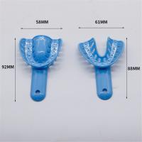 China Plastic Dental Impressions Trays Orange Blue Red Color For Child Teeth for sale
