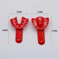 China Plastic Dental Impressions Trays Orange Blue Red Color For Child Teeth for sale