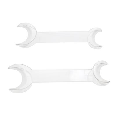China Plastic Dental Mouth Opener , Lip Cheek Retractor With Transparent Black Color for sale