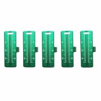 China Aluminium Alloy Dental Millimeter Ruler Colorful For Root Canal Measuring for sale