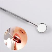 China Stainless Steel Dental Consumables Mirror For Teeth Cleaning Inspection for sale