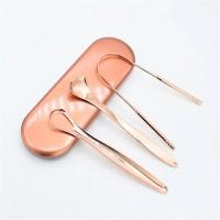 China Medical Grade Stainless Steel Tongue Scrapers Cleaner With Travel Case OEM ODM for sale