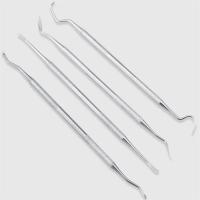 China Stainless Steel Dental Mirror Set With Sickle Tartar Scaler Teeth Pick Spatula for sale