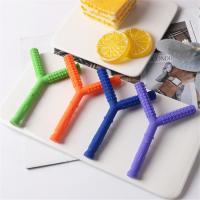 China Y Type Silicone Dental Aligner Chewies Multi Colors For Child Orthodontics for sale