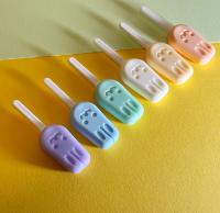 China Bunny Shape Dental Aligner Chewies With Strawberry Orange Favours for sale