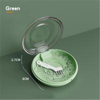China Orthodontic Retainer Storage Case , Teeth Retainer Box 80mm×27mm Size for sale