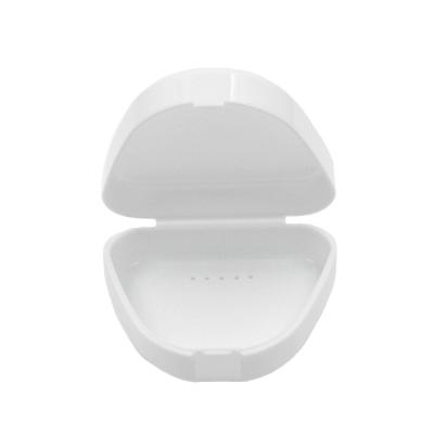 China Mouthguard Dental Denture Box White Color With Vent Holes OEM ODM for sale