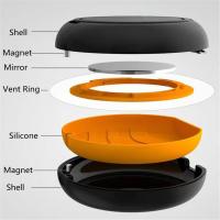 China ABS Material Aligner Case With Mirror Slim With Adjustable Vent Holes for sale
