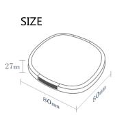 China White Color Mini Dental Retainer Box For Denture Aligner Storage for sale