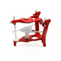 China Adjustable Dental Lab Articulators Metal Material Red Color for sale