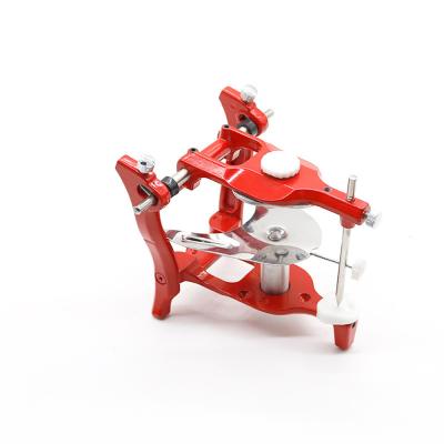 China Adjustable Dental Lab Articulators Metal Material Red Color for sale