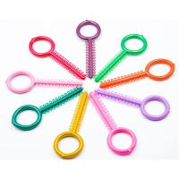 China Grape Key Shape Orthodontic Ligature Ties Elastic Soft Wear Resistant for sale