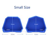 China Blue PVC Material Dental Impressions Trays Base Former With 3 Sizes for sale