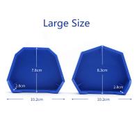 China Blue PVC Material Dental Impressions Trays Base Former With 3 Sizes for sale