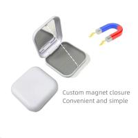 China Square Shape Magnetic Aligner Case With Mirror Compact Multi Colors for sale