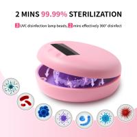China UVC Disinfectant Aligner Case with display,UV Light Denture Box Slim for sale